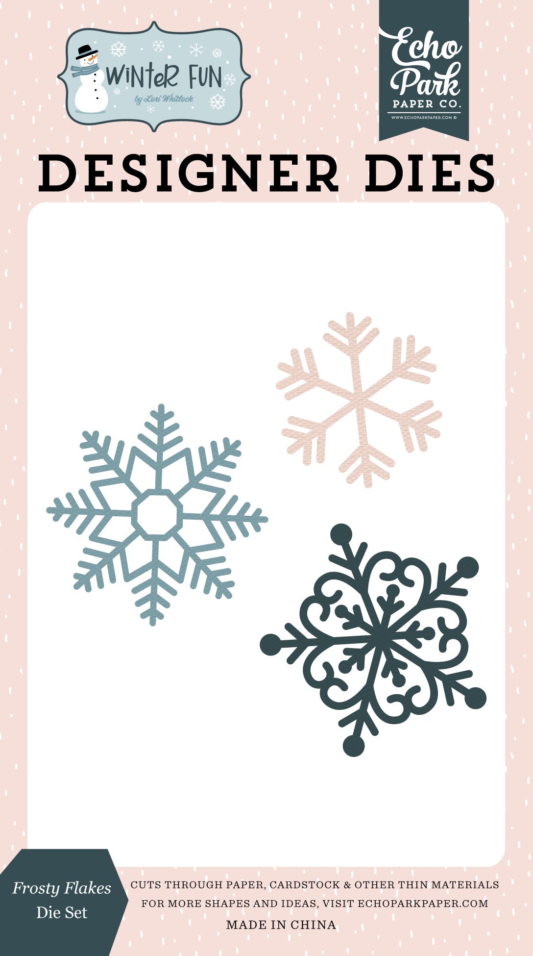 Winter Fun Frosty Flakes Dies – Butterfly Reflections, Ink.