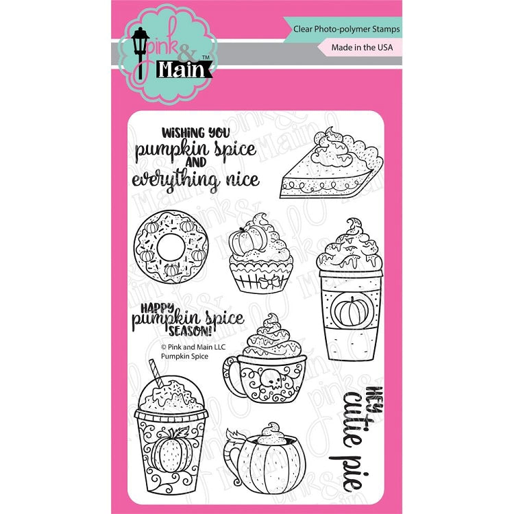 Pumpkin Spice Stamp Set – Butterfly Reflections, Ink.