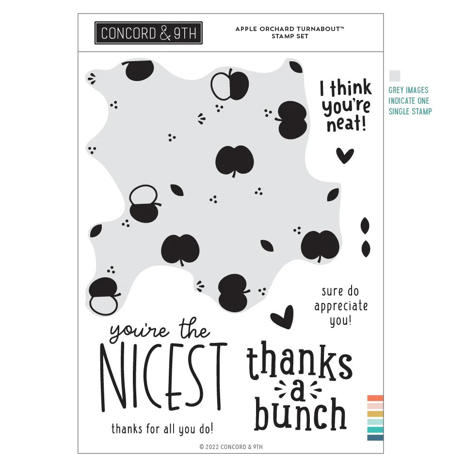 Apple Orchard Turnabout™ Stamp Set – Butterfly Reflections, Ink.