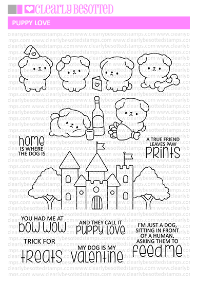 Puppy Love Stamp Set – Butterfly Reflections, Ink.
