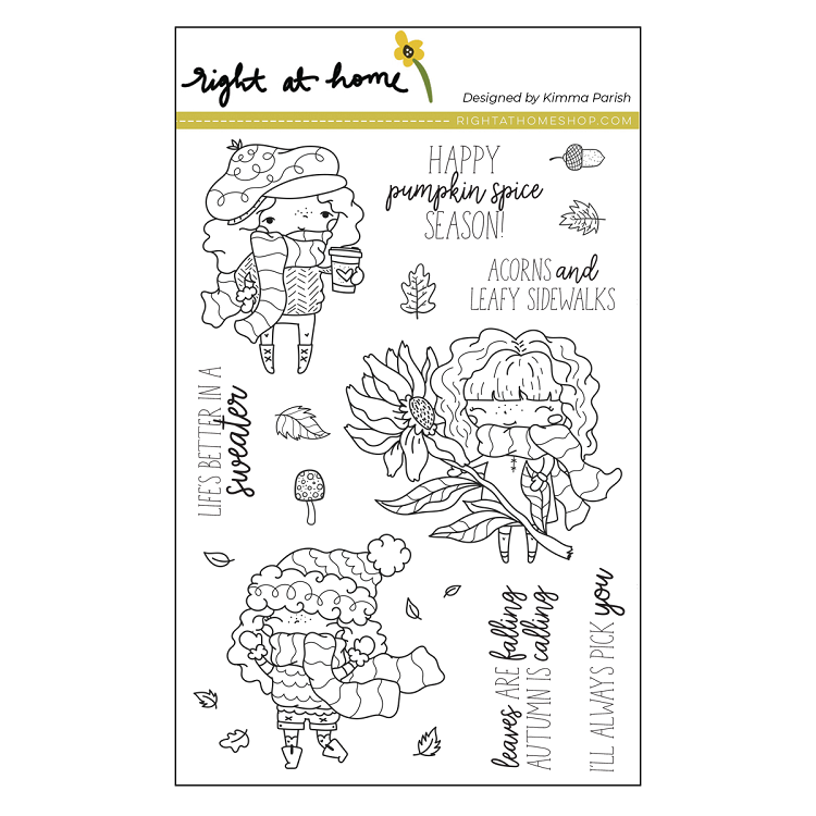 Pumpkin Spice Season Stamp Set – Butterfly Reflections, Ink.