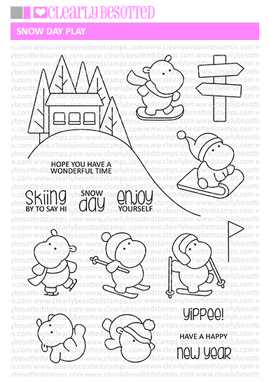 Snow Day Play Stamp Set – Butterfly Reflections, Ink.