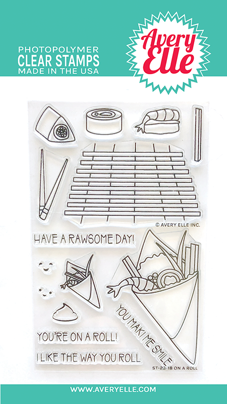 On A Roll Stamp Set – Butterfly Reflections, Ink.