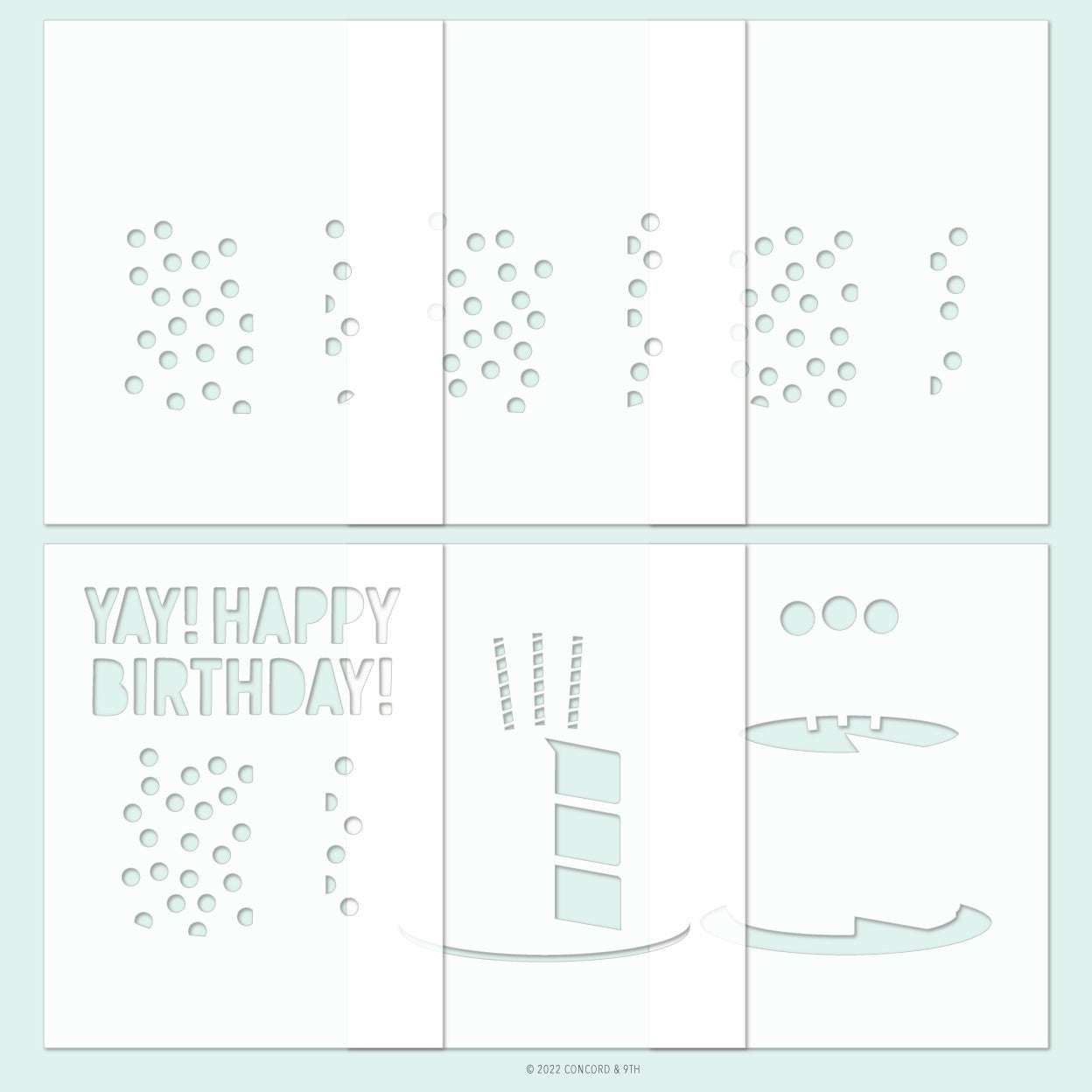 Cut the Cake Stencil Pack – Butterfly Reflections, Ink.