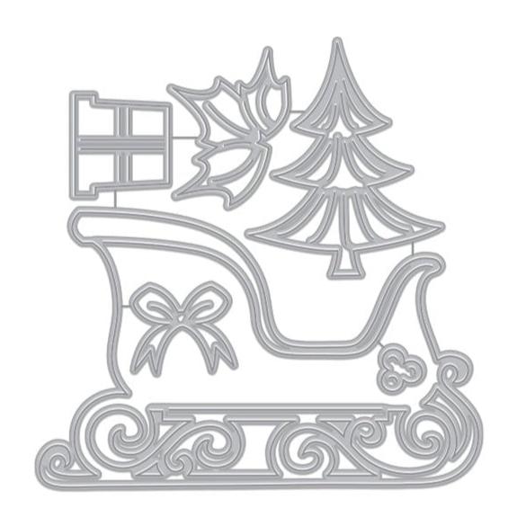 Santa's Sleigh Fancy Die – Butterfly Reflections, Ink.