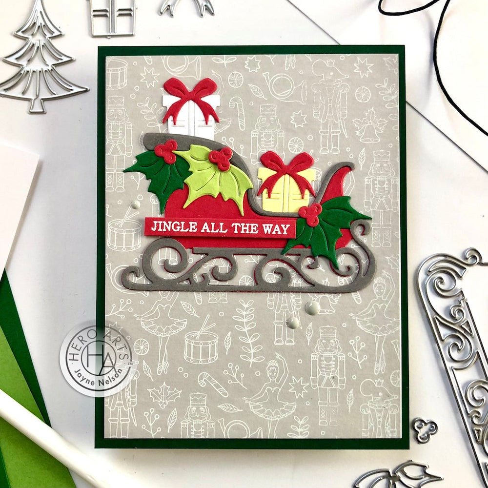 Santa's Sleigh Fancy Die – Butterfly Reflections, Ink.