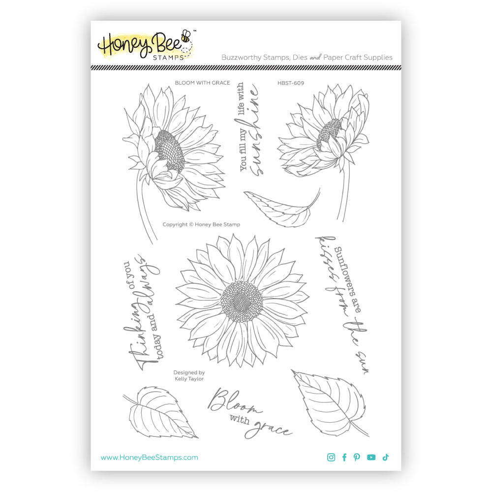 Bloom With Grace Stamp Set – Butterfly Reflections, Ink.