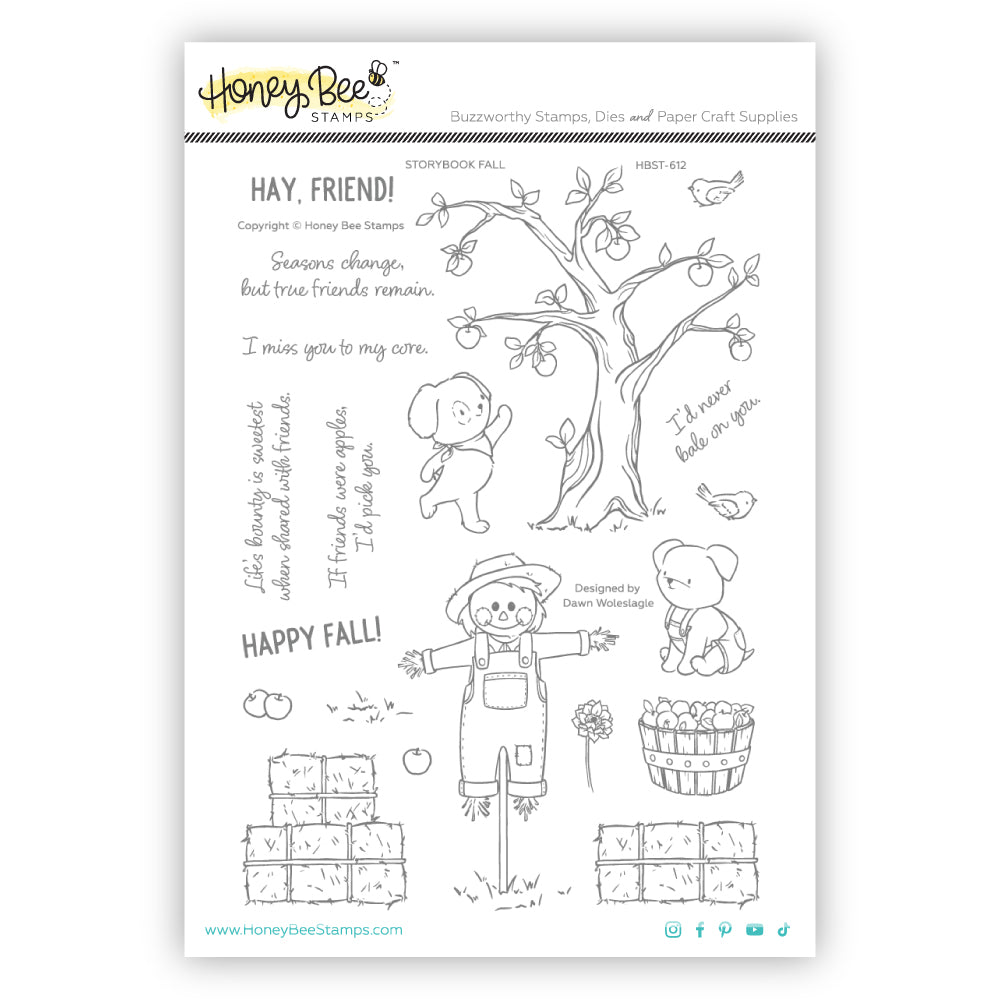 Storybook Fall Stamp Set – Butterfly Reflections, Ink.