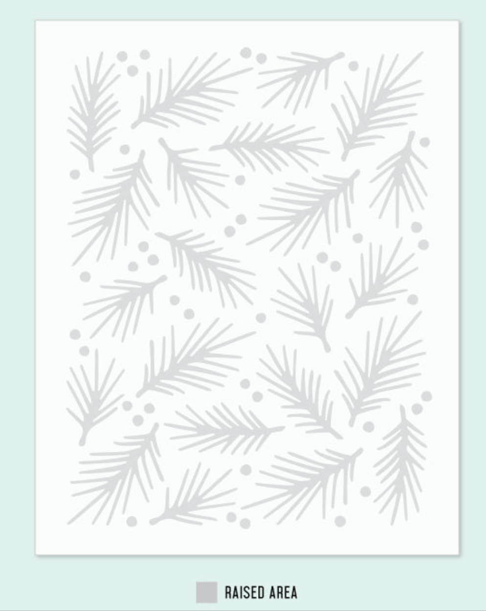 Berries & Boughs Embossing Folder – Butterfly Reflections, Ink.