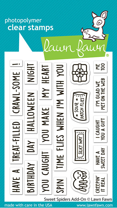 Sweet Spiders Add-On Stamp Set – Butterfly Reflections, Ink.