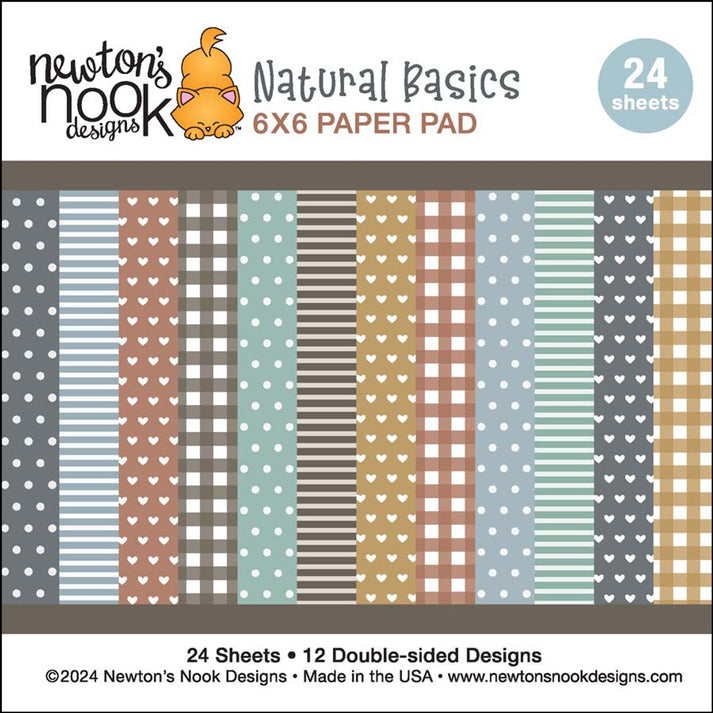 Natural Basics 6x6 Paper Pad – Butterfly Reflections, Ink.