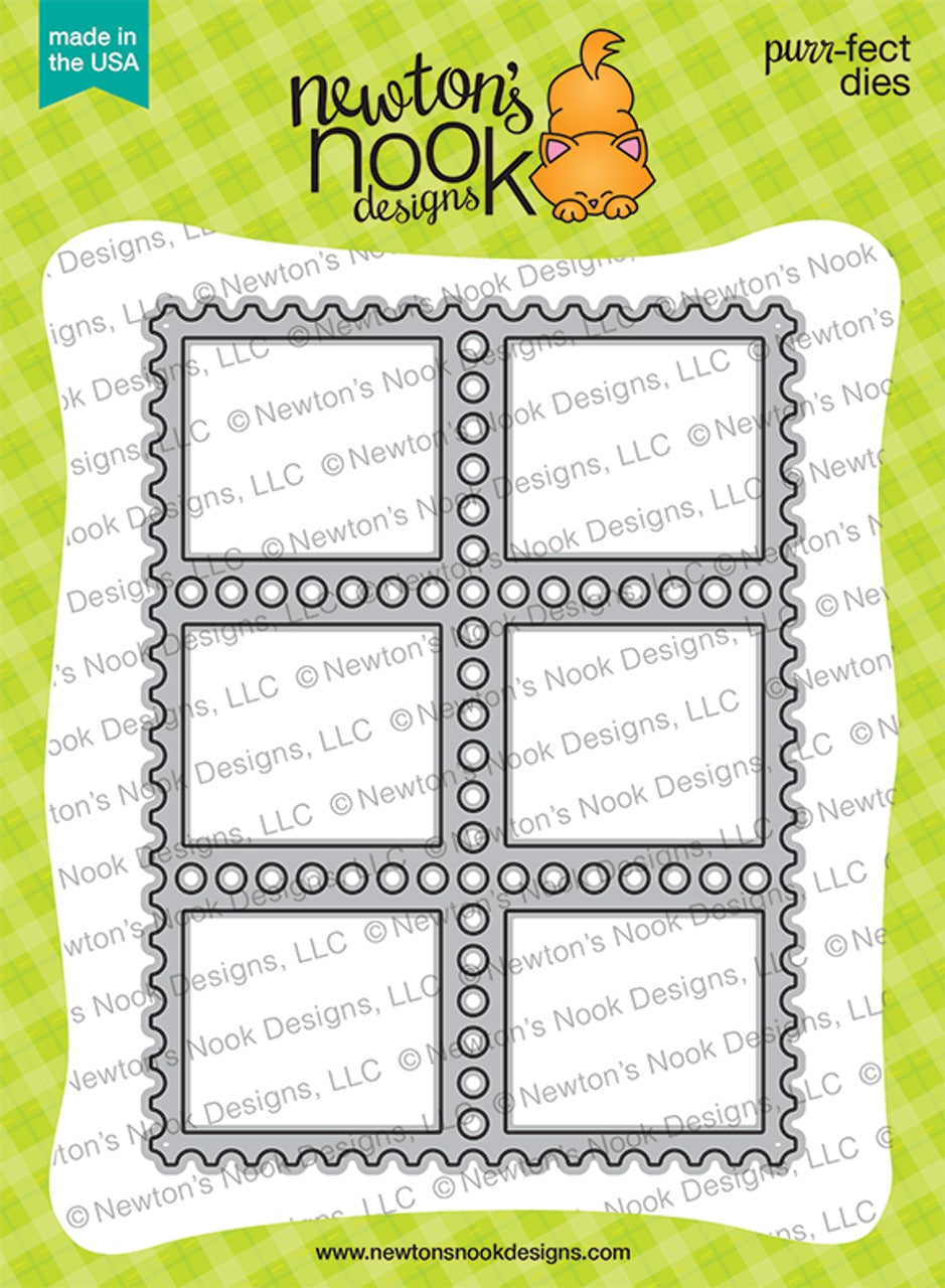 Postage Stamp Layout Die – Butterfly Reflections, Ink.