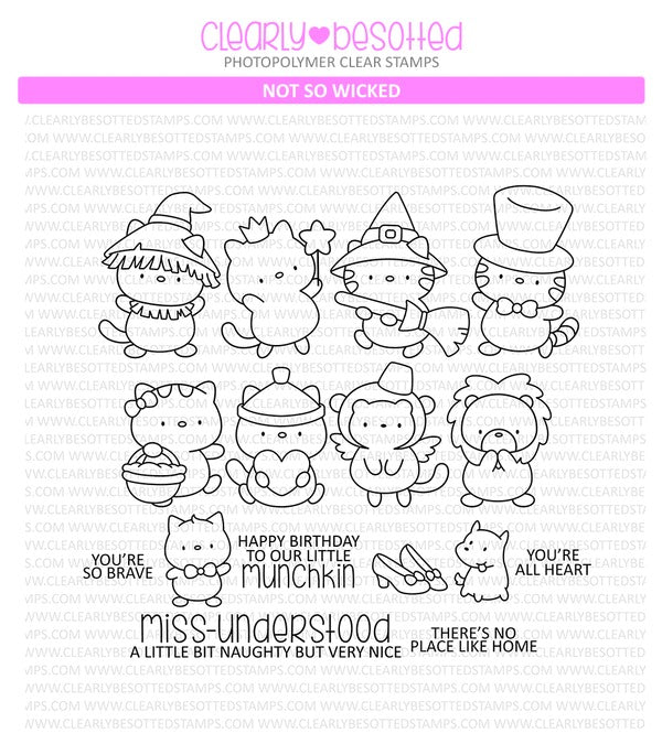 Not So Wicked Stamp Set – Butterfly Reflections, Ink.