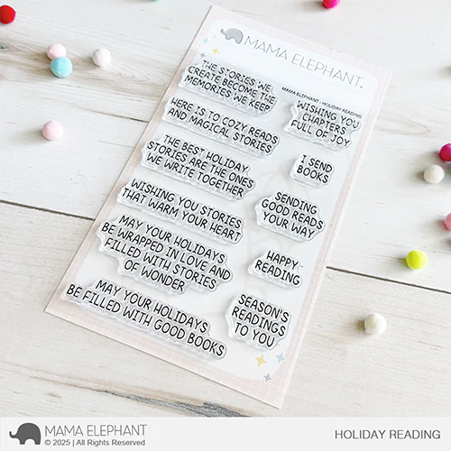 Holiday Reading Stamp Set – Butterfly Reflections, Ink.