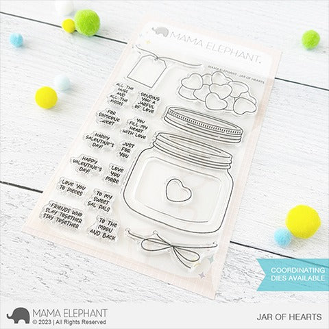 Jar Of Hearts Stamp Set – Butterfly Reflections, Ink.