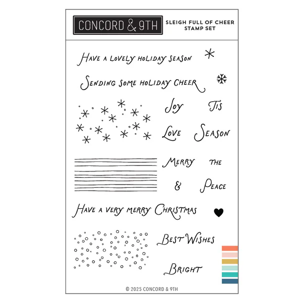 Sleigh Full of Cheer Stamp Set – Butterfly Reflections, Ink.