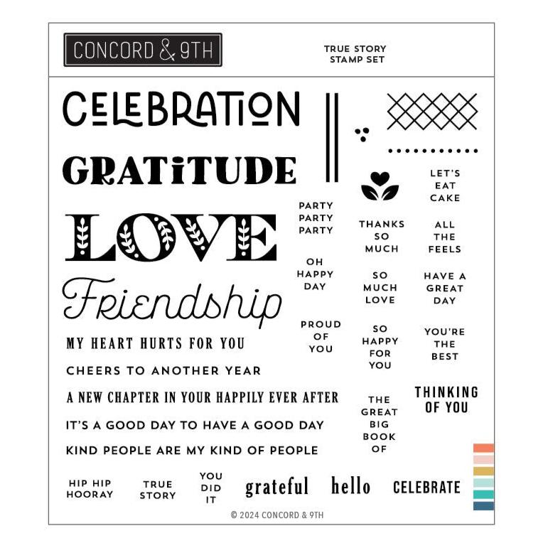 True Story Stamp Set – Butterfly Reflections, Ink.