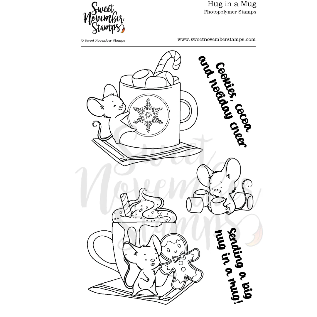 Hug in Mug Stamp Set – Butterfly Reflections, Ink.
