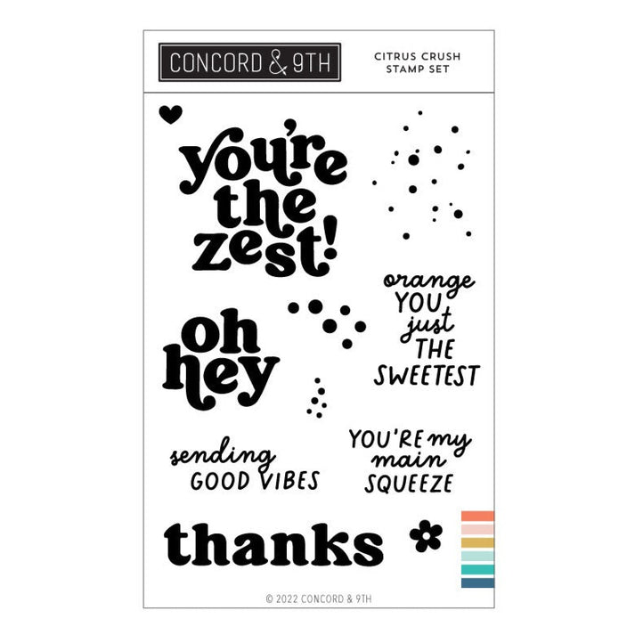 Citrus Crush Stamp Set – Butterfly Reflections, Ink.