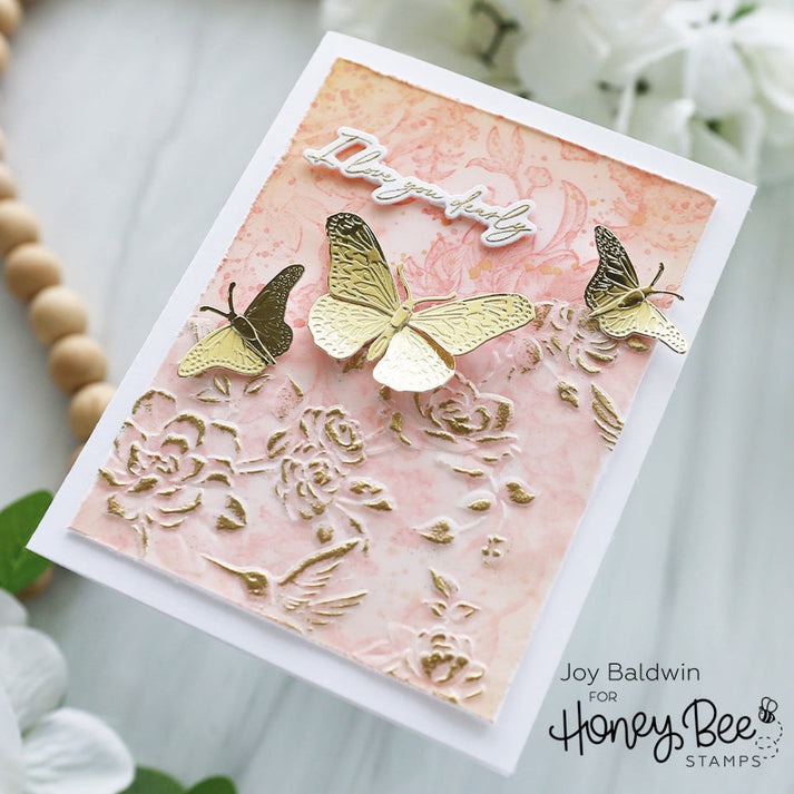 Heartfelt Condolences Stamp Set – Butterfly Reflections, Ink.