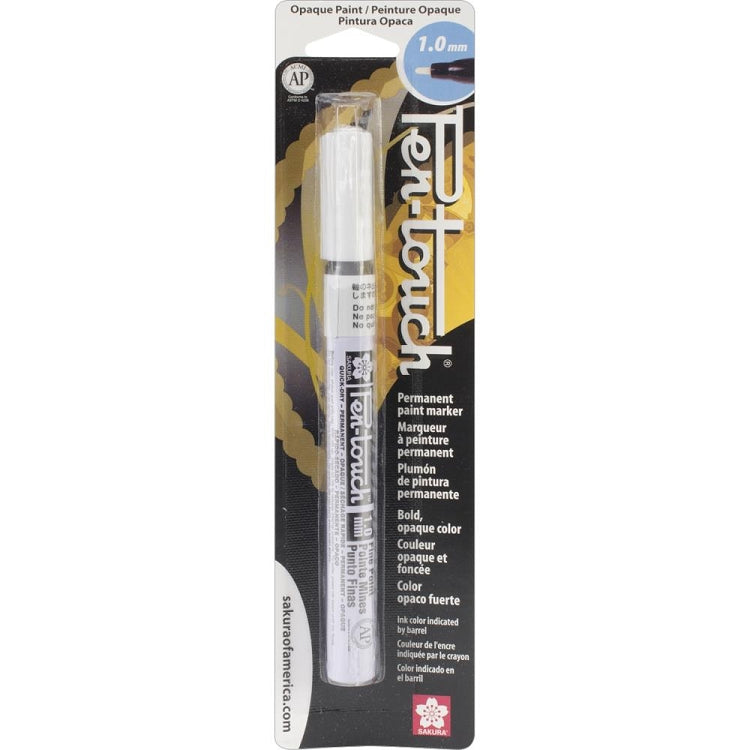 Pen-Touch Fine Point Paint Marker - White – Butterfly Reflections, Ink.