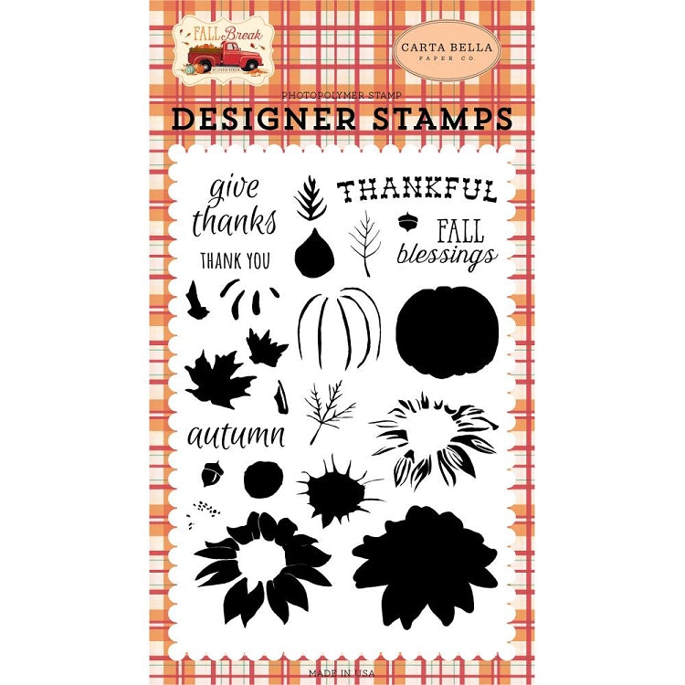 Fall Break Gather Stamp Set – Butterfly Reflections, Ink.