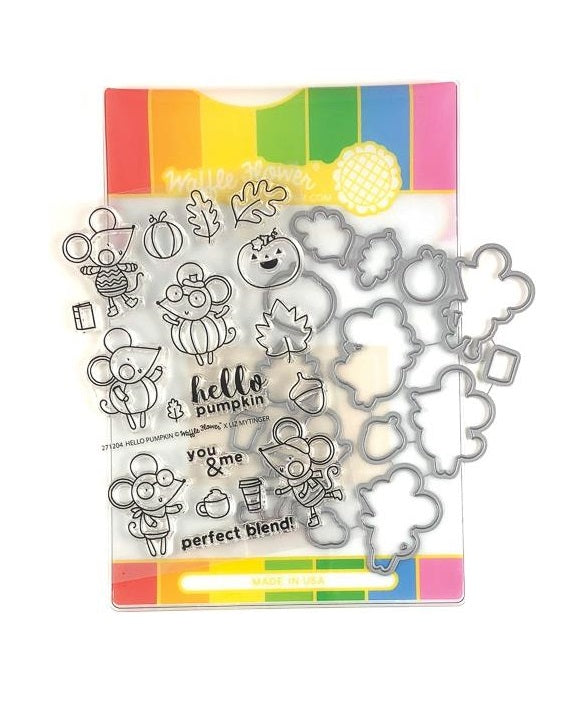 Hello Pumpkin Stamp & Die – Butterfly Reflections, Ink.