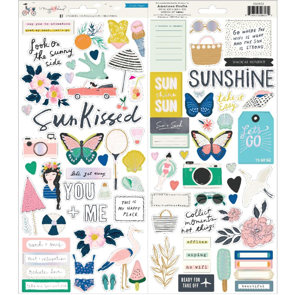 Sunny Days Stickers – Butterfly Reflections, Ink.