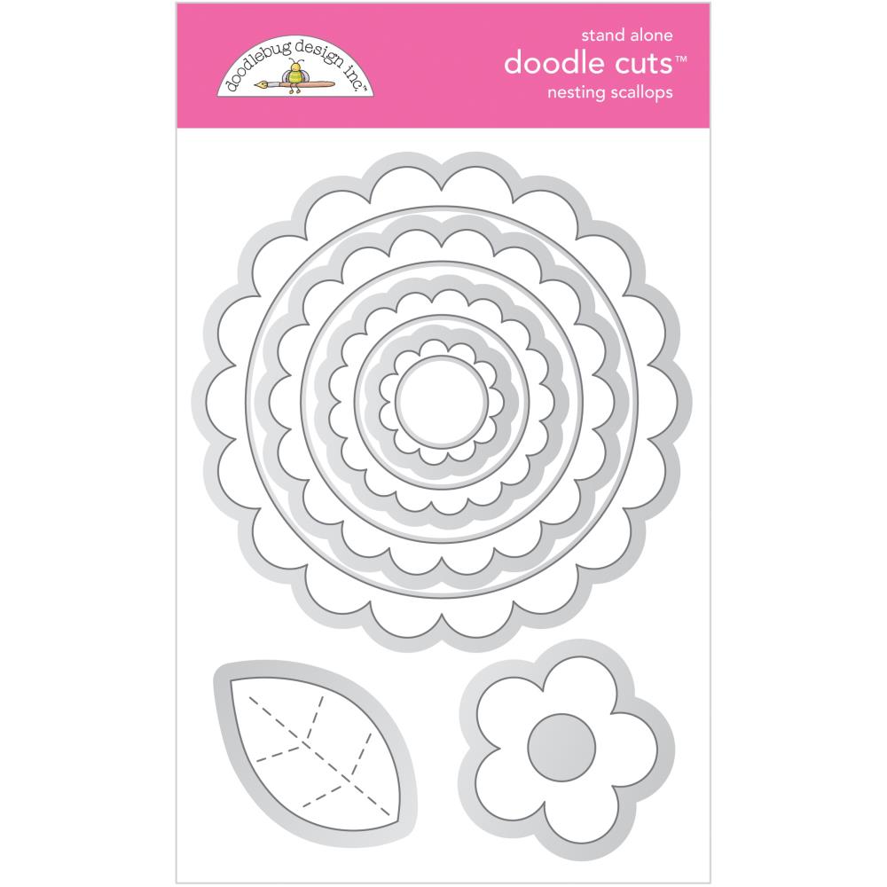 Nesting Scallops Doodle Cuts Dies – Butterfly Reflections, Ink.