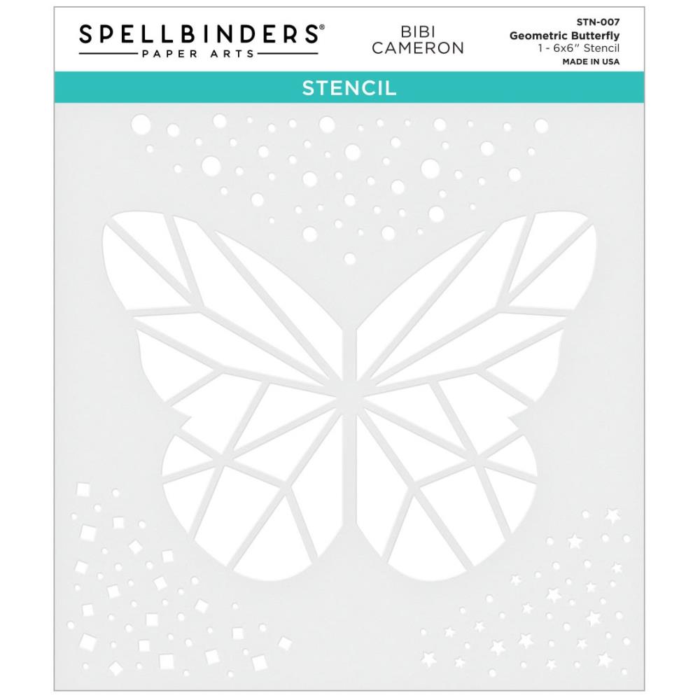 Geometric Butterfly Stencil – Butterfly Reflections, Ink.