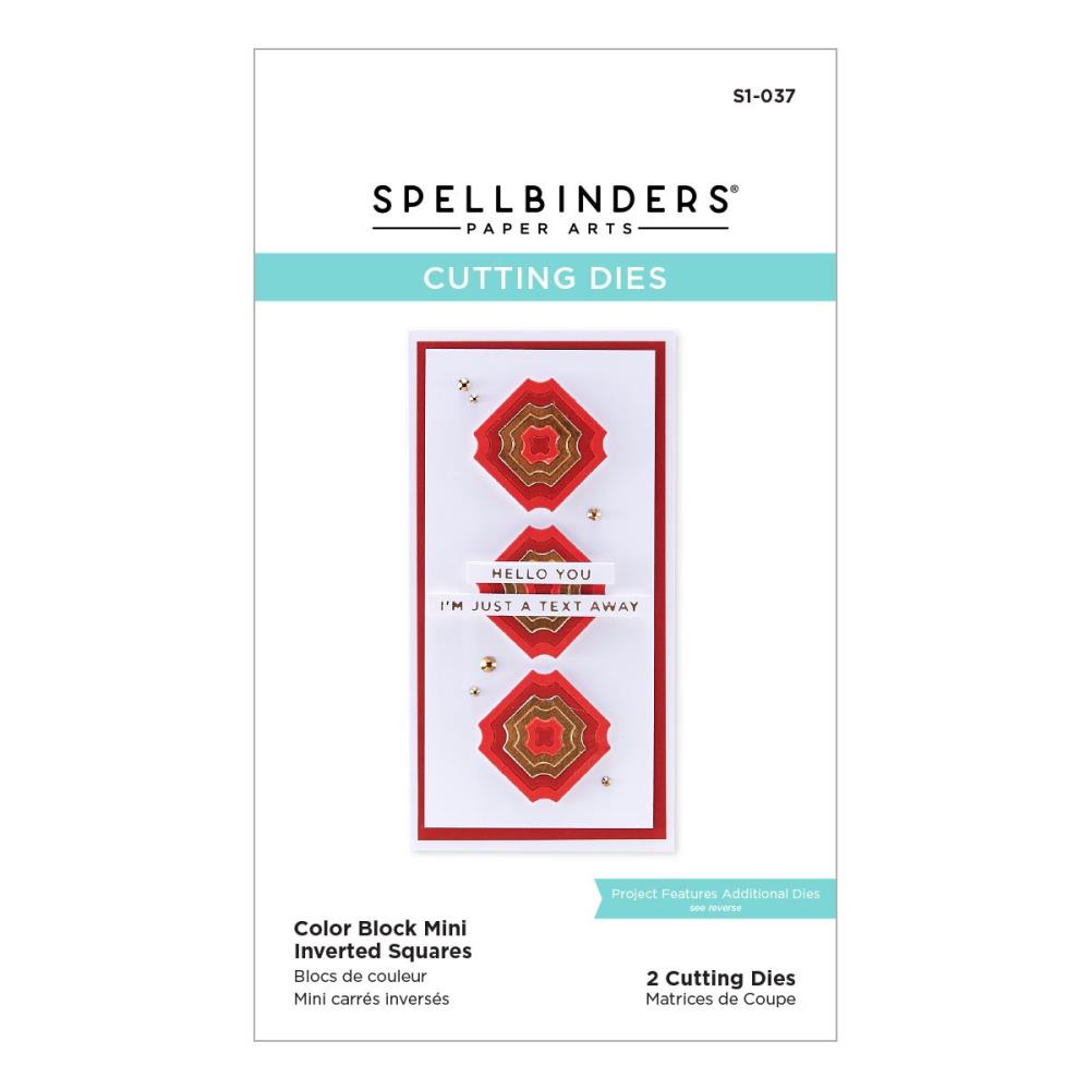 Mini Inverted Squares Color Block Dies – Butterfly Reflections, Ink.