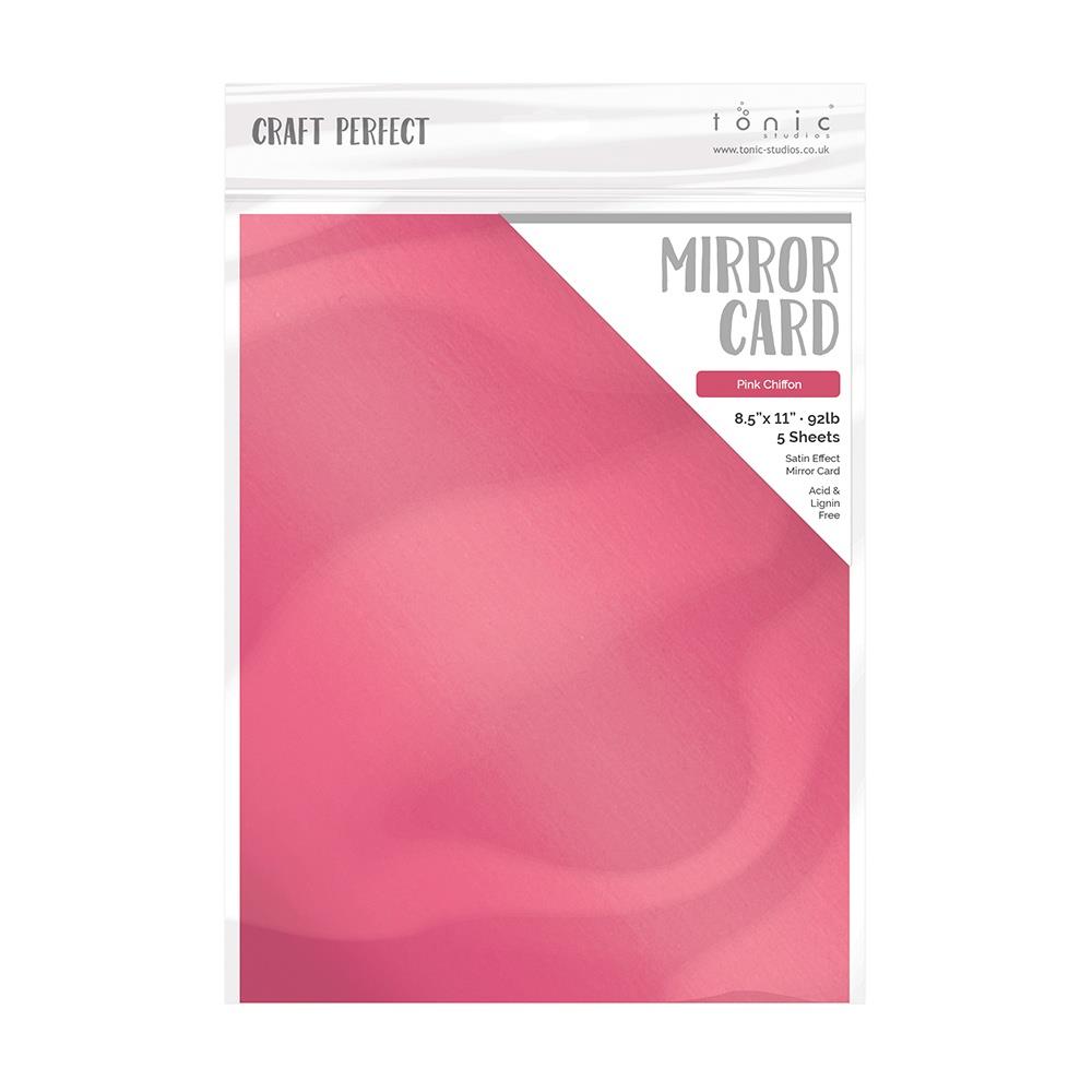 Satin Mirror Cardstock 8.5x11 Pink Chiffon – Butterfly Reflections, Ink.