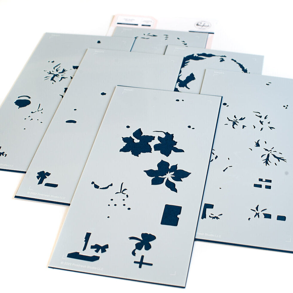 Holiday Elements Stencils – Butterfly Reflections, Ink.