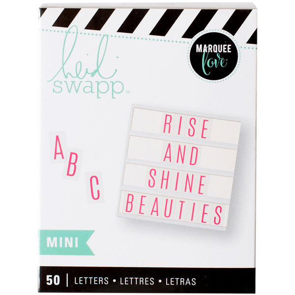 Lightbox Inserts Mini Alphabet Thin Pink – Butterfly Reflections, Ink.