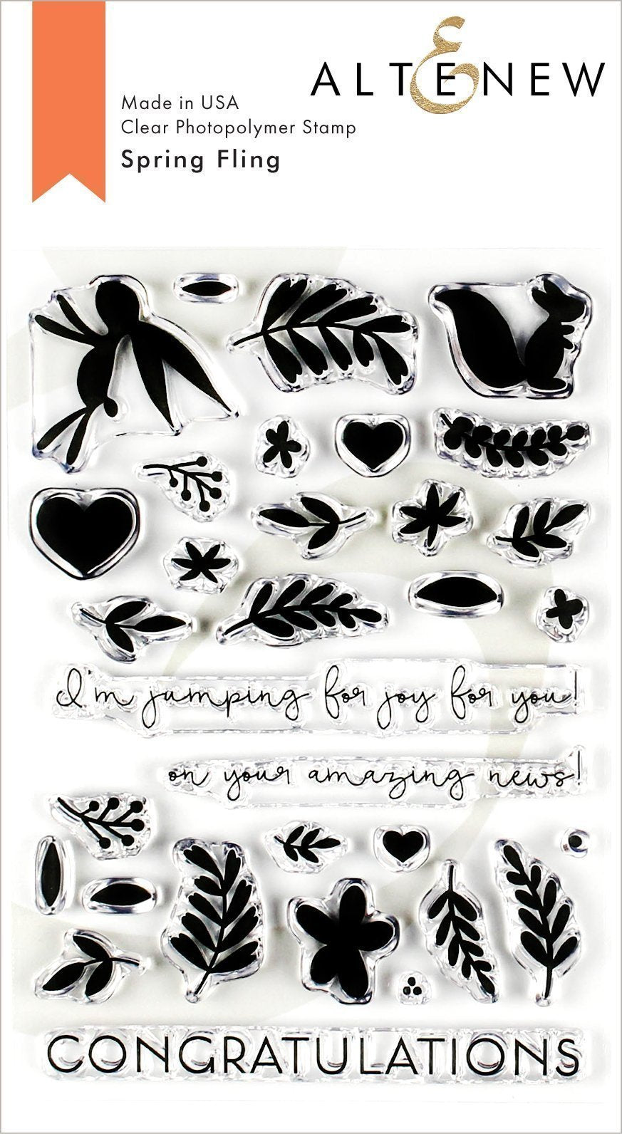 Spring Fling Stamp Set – Butterfly Reflections, Ink.