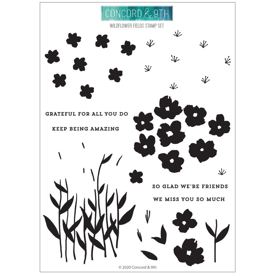Wildflower Fields Stamp Set – Butterfly Reflections, Ink.