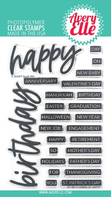 Loads Of Happy Stamp Set – Butterfly Reflections, Ink.