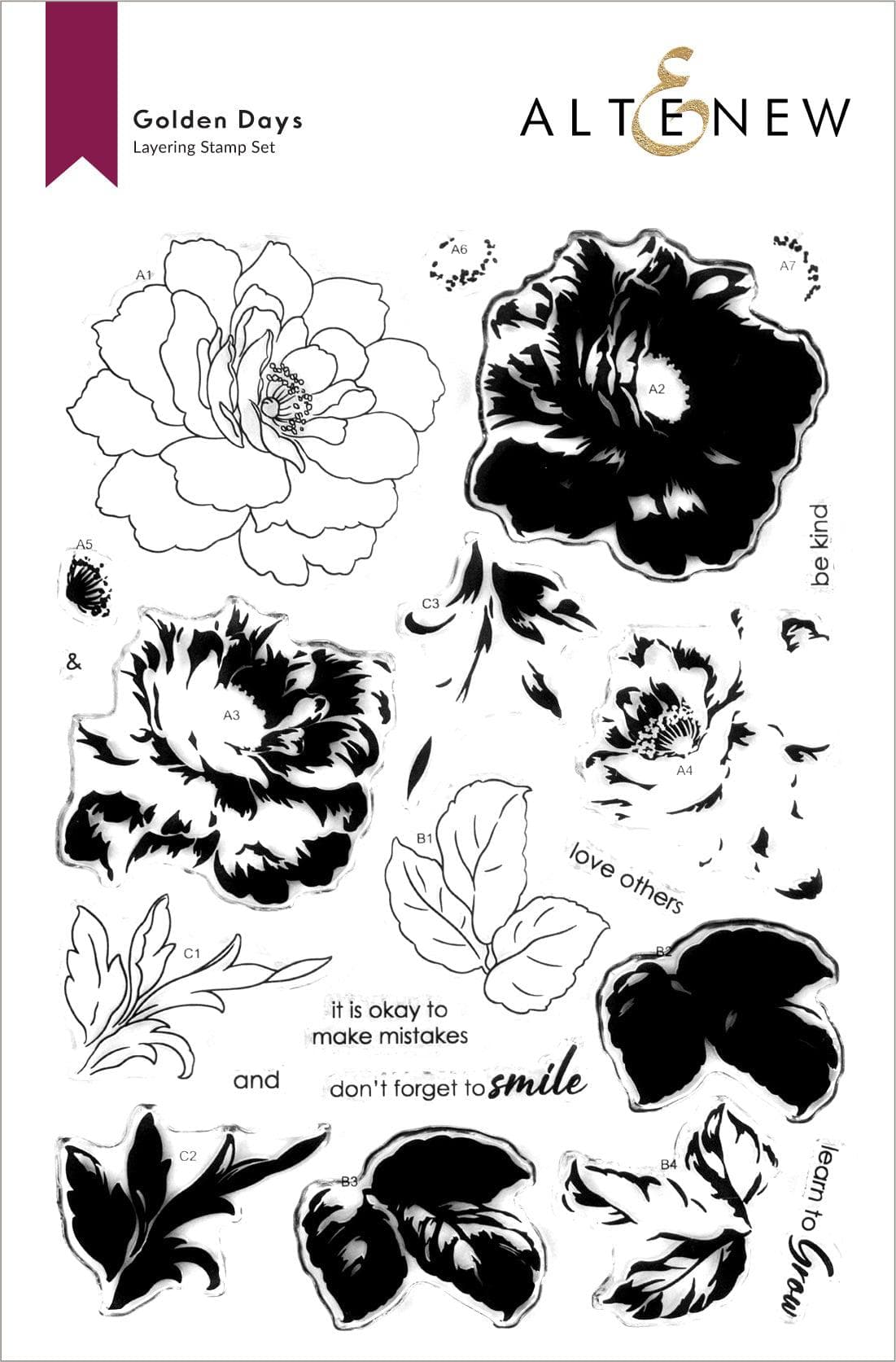 Golden Days Stamp Set – Butterfly Reflections, Ink.