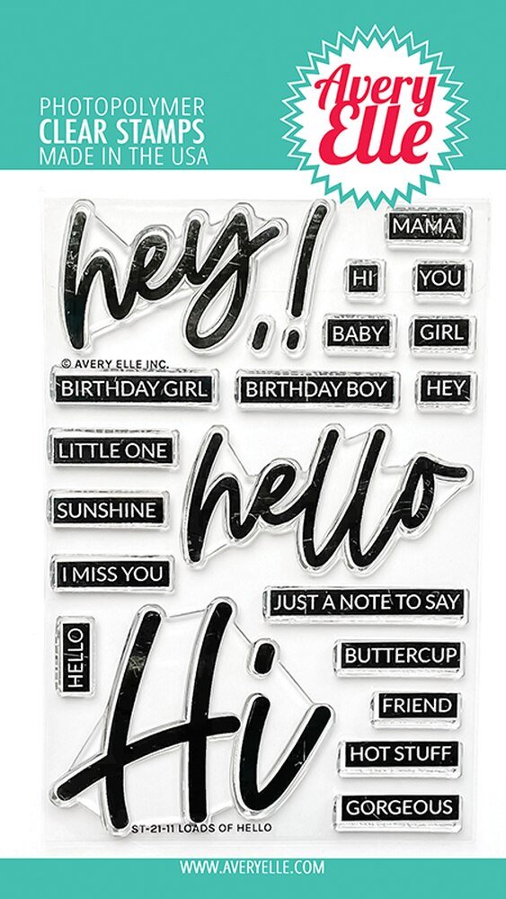 Loads Of Hello Stamp Set – Butterfly Reflections, Ink.