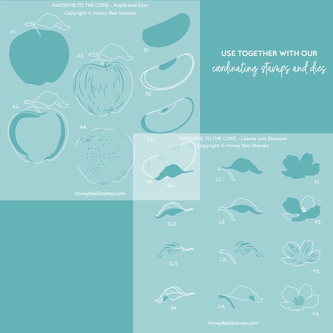 Awesome To The Core Stencils – Butterfly Reflections, Ink.