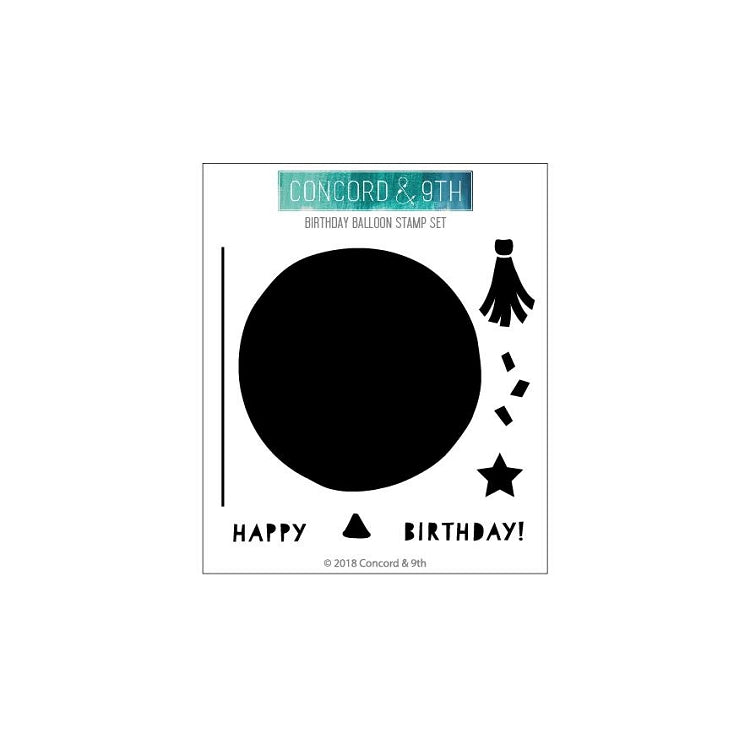 Birthday Balloon Stamp Set – Butterfly Reflections, Ink.