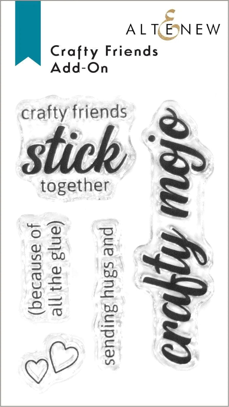 Crafty Friends Add-On Stamp Set – Butterfly Reflections, Ink.