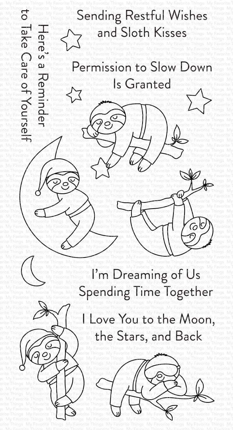 Slumbering Sloths Stamp Set – Butterfly Reflections, Ink.