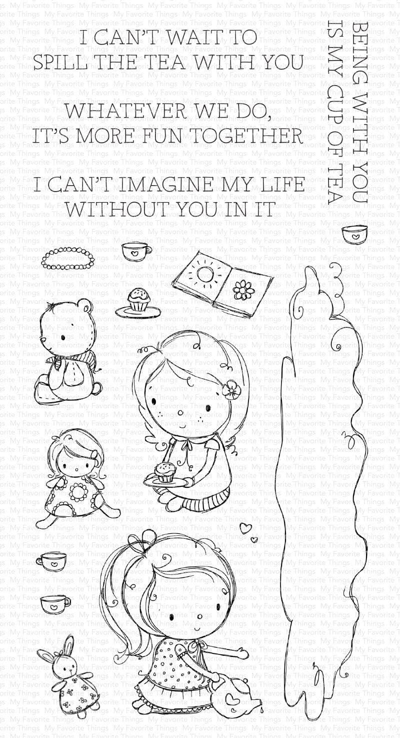 Spill the Tea Stamp Set – Butterfly Reflections, Ink.