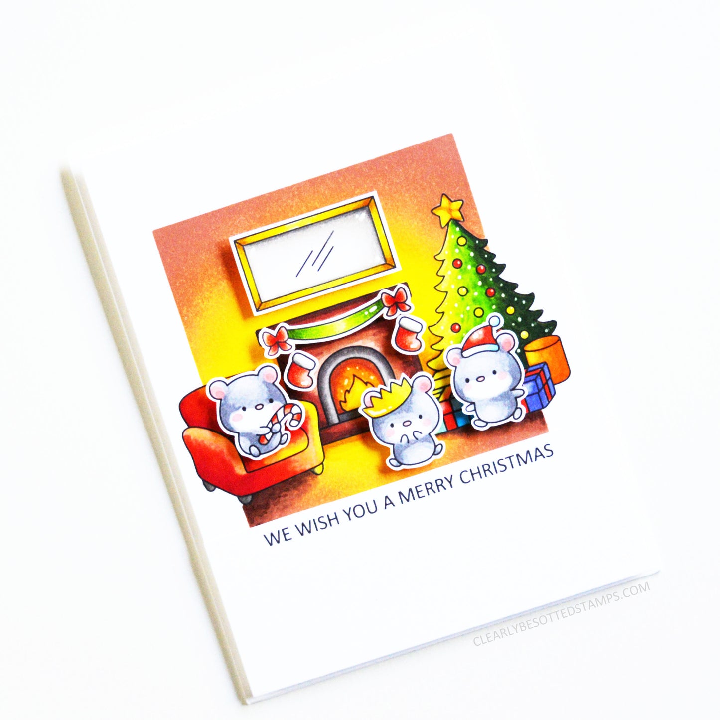 Naughty or Mice Stamp Set – Butterfly Reflections, Ink.