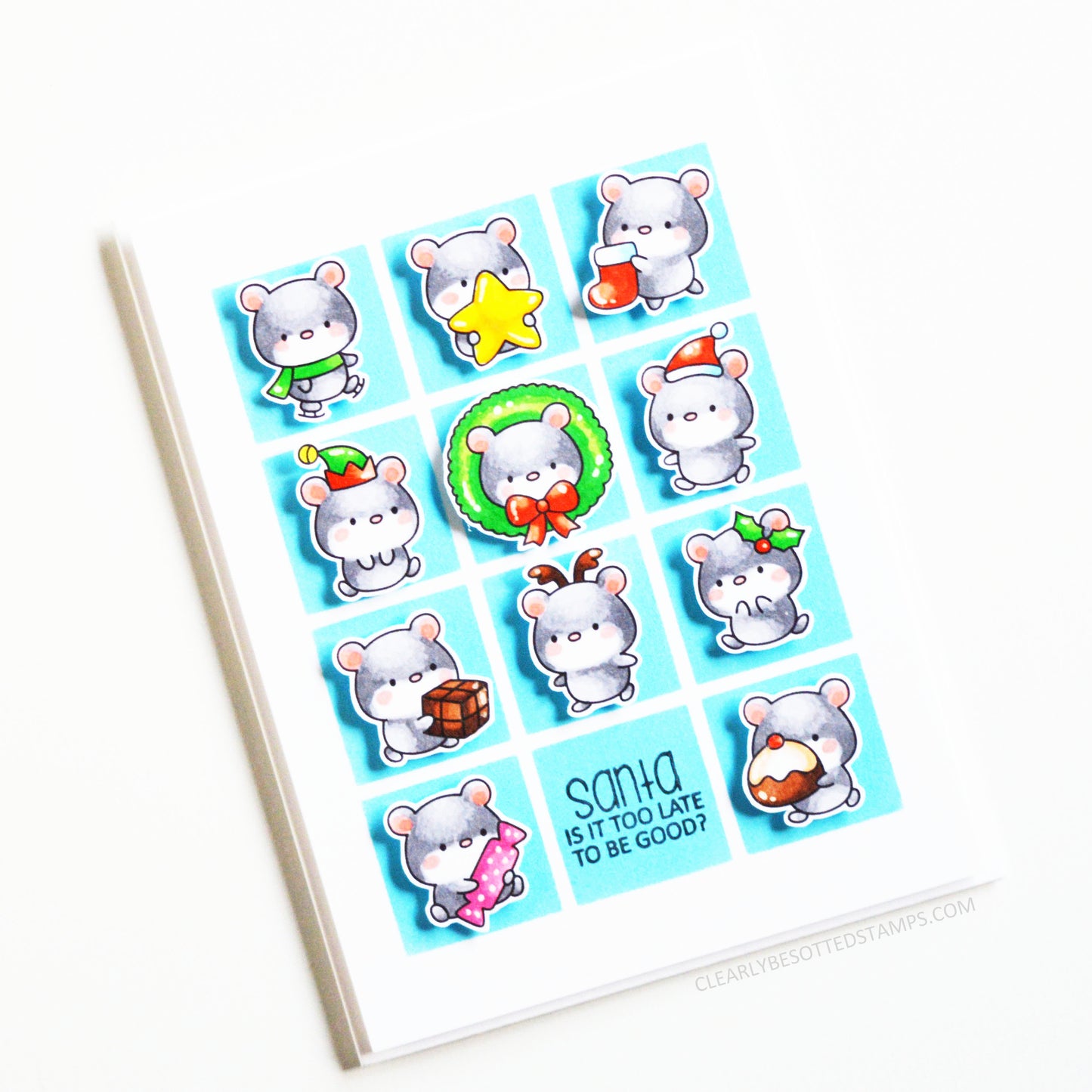 Naughty or Mice Stamp Set – Butterfly Reflections, Ink.