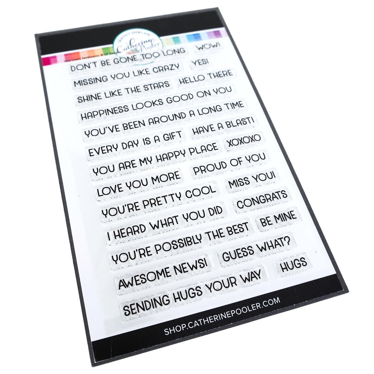 One Liners Sentiments Stamp Set – Butterfly Reflections, Ink.