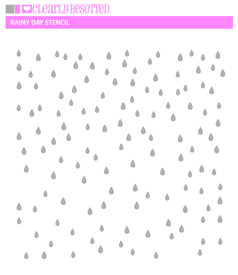 Rainy Day Stencil – Butterfly Reflections, Ink.