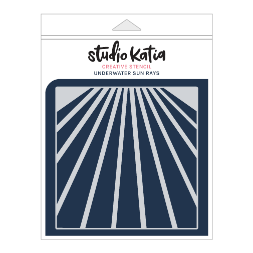 Underwater Sun Rays Stencil – Butterfly Reflections, Ink.