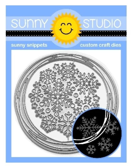 Snowflake Circle Frame Die – Butterfly Reflections, Ink.